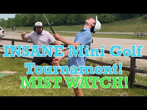 INSANE Mini Golf Tournament - MUST WATCH (Old School Mini Golf Course)