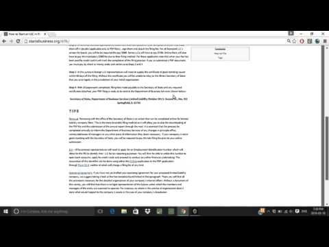 How to Start an LLC in Illinois | IL Secretary of State
