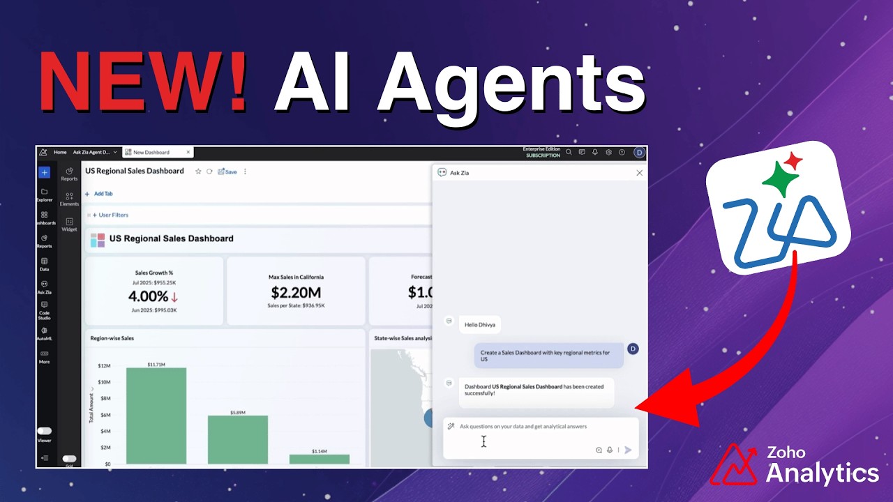 AI Agents for Zoho Analytics