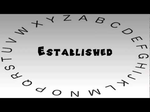 How to Say or Pronounce Established