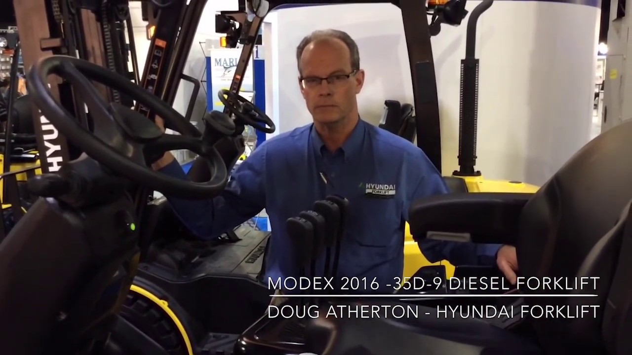 Hyundai 35D-9 Diesel Forklift Demo