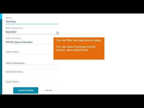 Adding Data Security Rules for Epicor Data Discovery - TOOLS & ADMINISTRATION | Epicor ERP