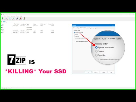 Change 7-Zip's Temporary Files Location in Windows 11 NOW ⚠️