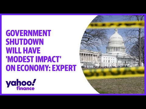 Government shutdown will have 'modest impact' on economy: Expert