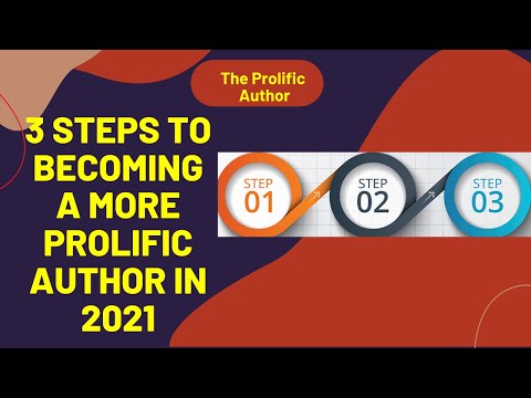 3 Steps to Becoming a More Prolific Author in 2021