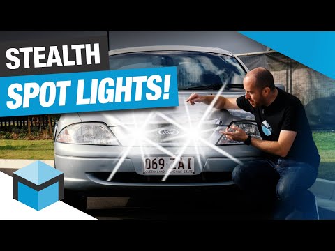 đŸ’¡Installing Hidden Driving Lights for Maximum Visibility with a Stealthy Look! Behind Grille LED