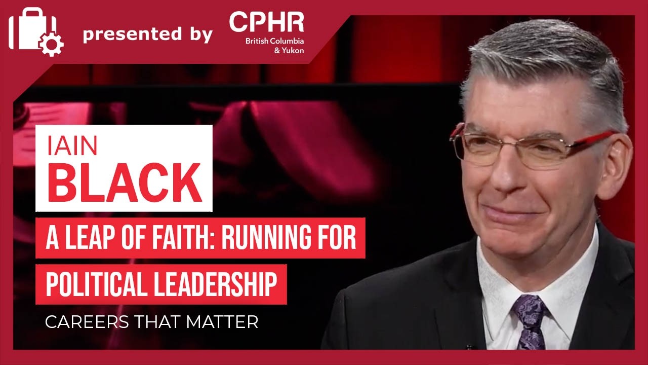 Careers That Matter: Iain Black (political leadership candidate)