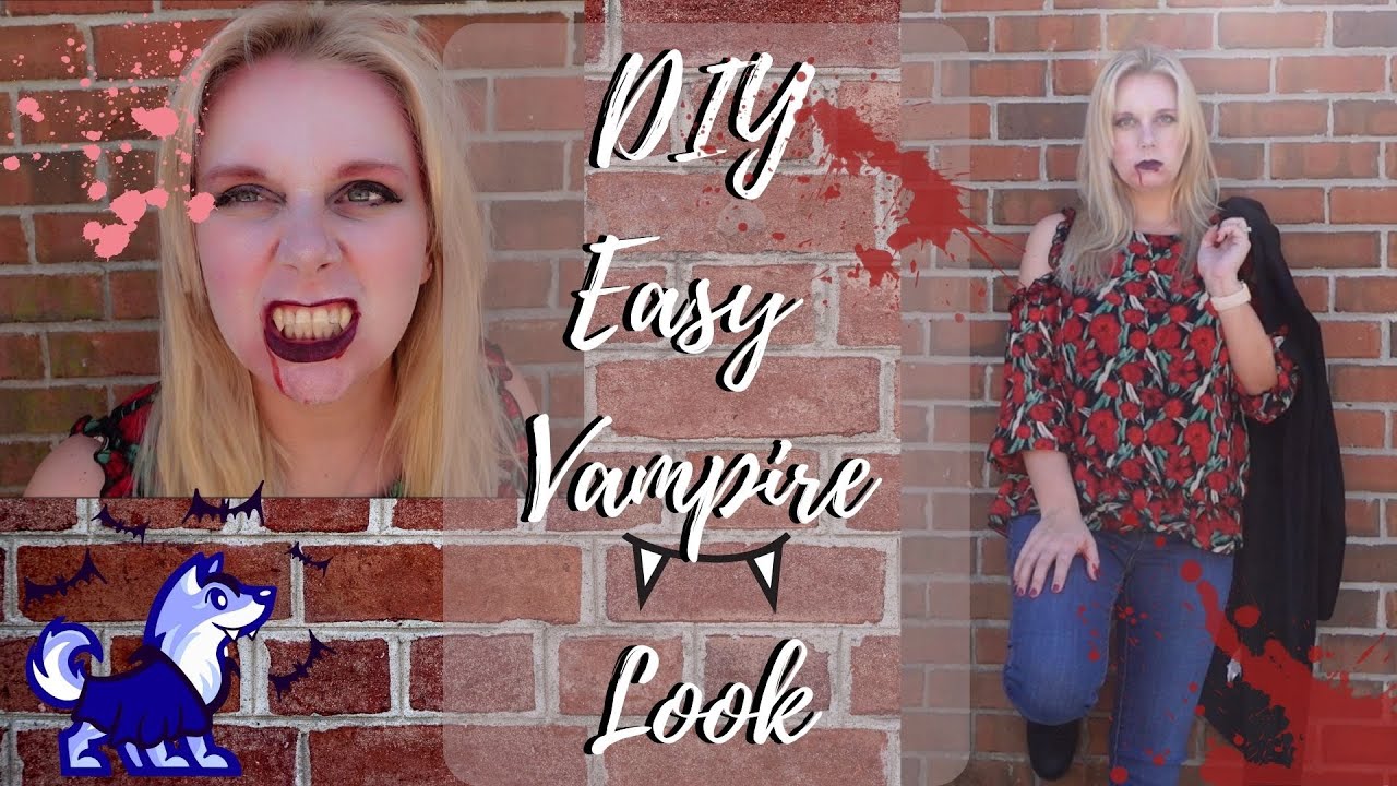 Easy DIY Halloween Costume! | Vampire