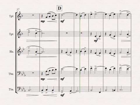 Mit Dank von mir - German Waltz - Oktoberfest - Brass Quintet