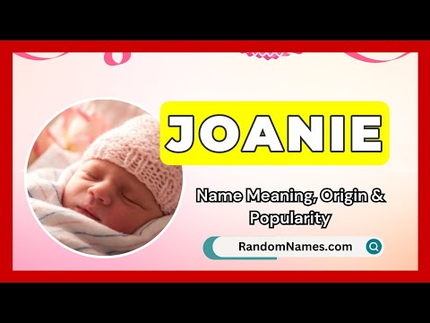 Joanie - Baby Girl Name Meaning, Origin & Popularity - RandomNames.com