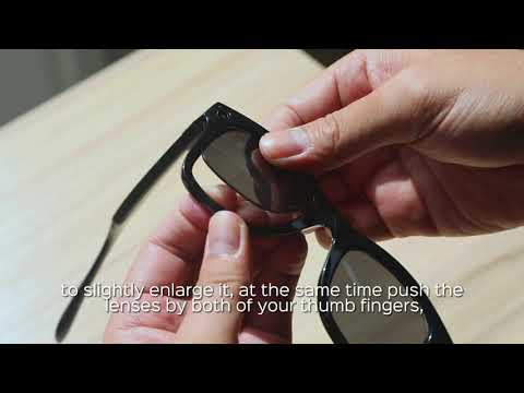 Ray-Ban Stories Wayfarer 50mm Sunglasses Lenses Replacement(Installation/Removal) By Walleva