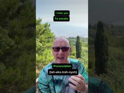 Learn Spanish -| #shorts | I MISS YOU in Spanish | #Youtubeshorts | Spanish Lessons