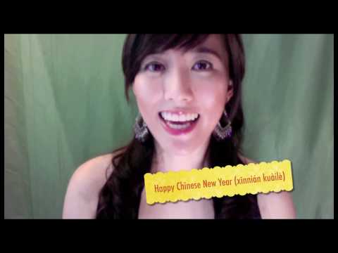 Happy Chinese New Year In Mandarin learn- Chinese mandarin China/HongKong