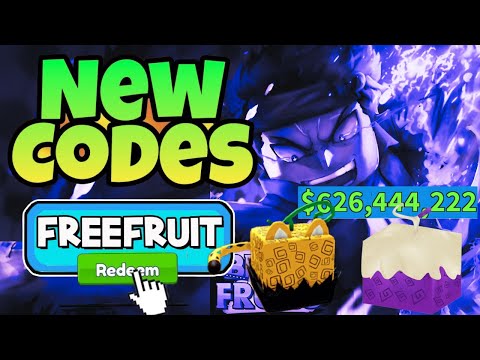 ALL NEW WORKING CODES FOR BLOX FRUITS IN 2023! ROBLOX BLOX FRUITS CODES