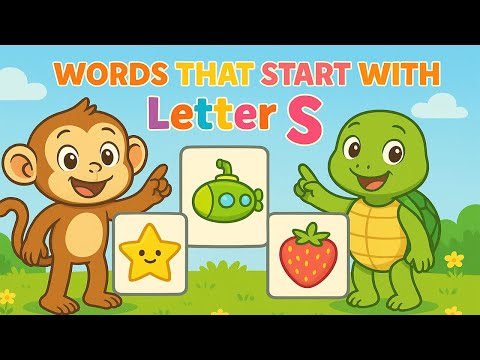 Words That Start with S | Learn the Letter S with Modo and Phoeniz | Fun Vocabulary for Kids