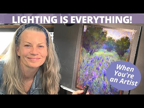 Perfect Studio and Travel Lights for Artists! Plus Sketching Demo