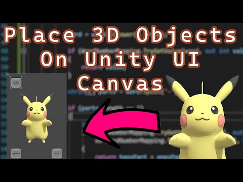 How to Render 3D Objects on a Unity UI Canvas (Simple)