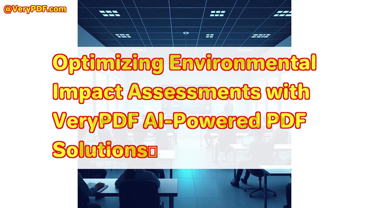 Optimizing Environmental Impact Assessments with VeryPDF AI-Powered PDF Solutions