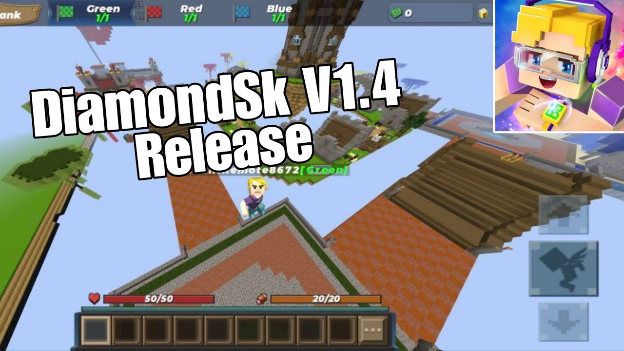 📎 DiamondSk V1.4 Game Guardian script | Blockman Go