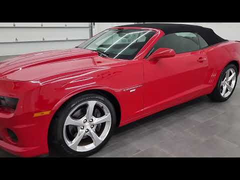 4K 2013 CHEVROLET CAMARO 2SS CONVERTIBLE VICTORY RED WALKAROUND REVIEW 12798Z SOLD!