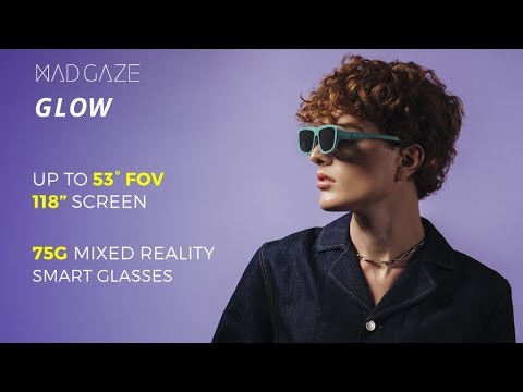 MAD Gaze GLOW: Lightweight & Stylish MR Glasses for You