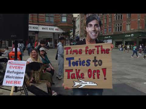 Stop Rwanda, Solidarity Protest, Nottingham | Alan Lodge's Blog