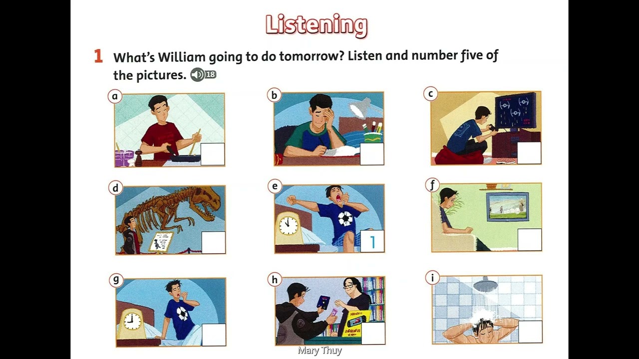 Get ready for Flyers -  Unit 5 - A day out - Track 18 - Page 42