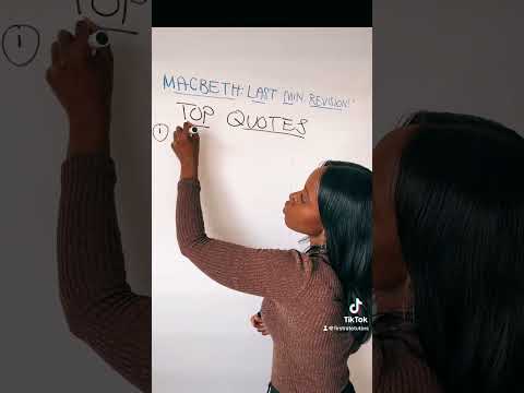 Done ZERO Revision On Macbeth? Watch this 60 Second Summary Of Context, Themes & Characters!