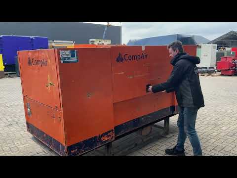 Compair C100 Mercedes 10.5 m3 min 77 kW 7 Bar Silent Diesel Compressor stocknr 6282