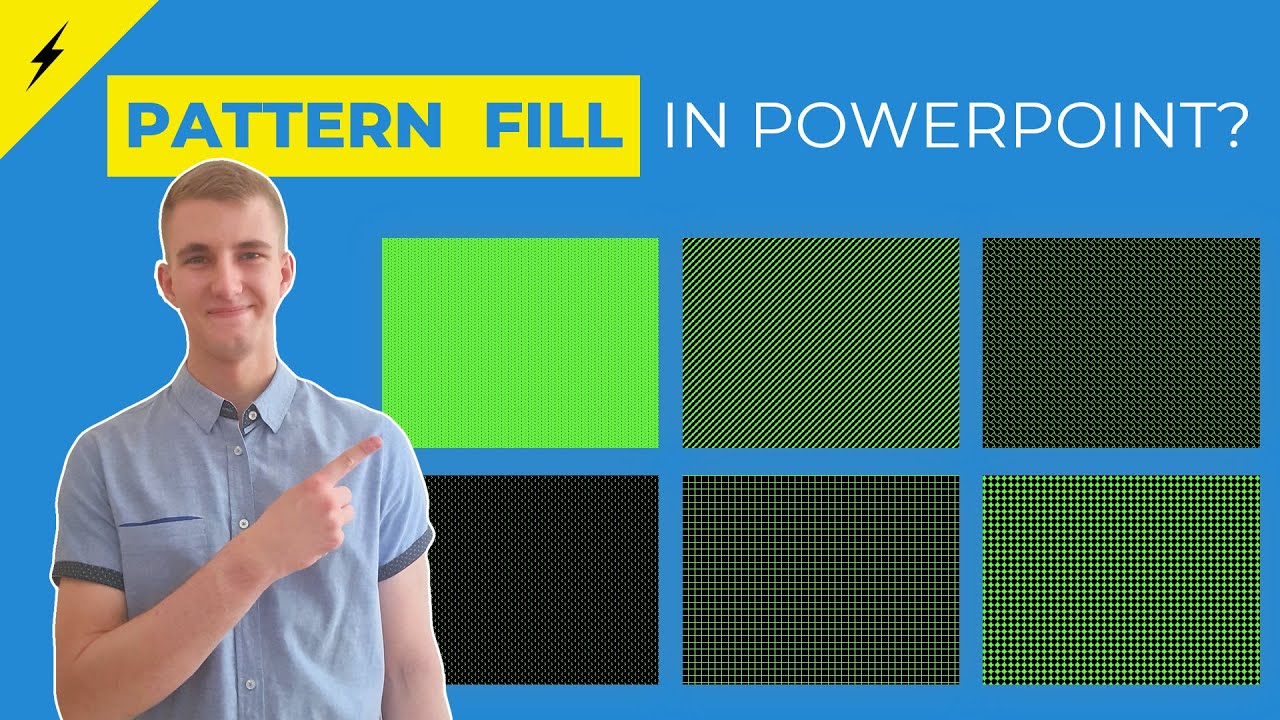 ✅How To Create Pattern Fill in PowerPoint (Pattern? What is it?)👇