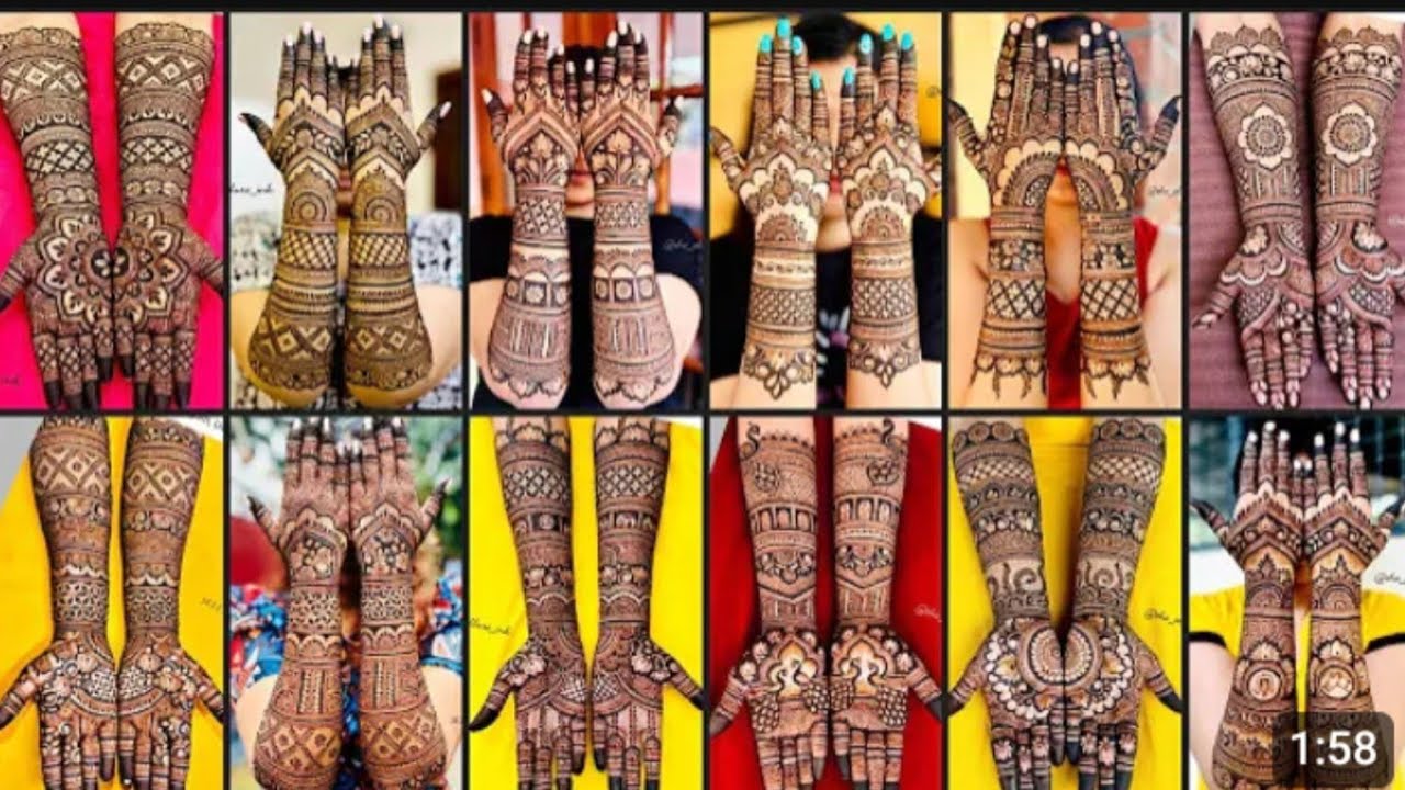 Top 25 Bridal mehndi design/full hand Mehndi design/new mehndi design/artityourself 