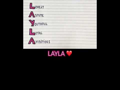 Meaning of the name LAYLA #meaning #name #layla