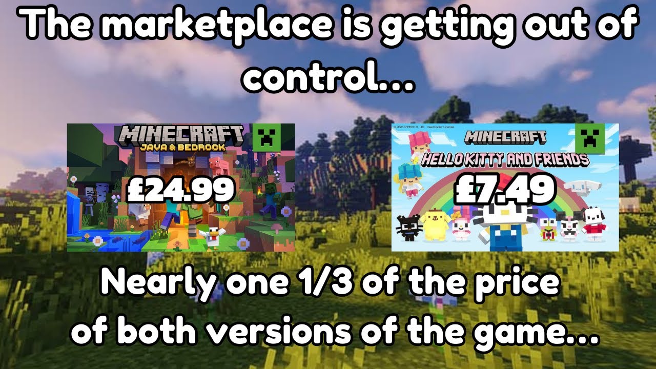 minecraft marketplace is becoming more and more of a con per day....