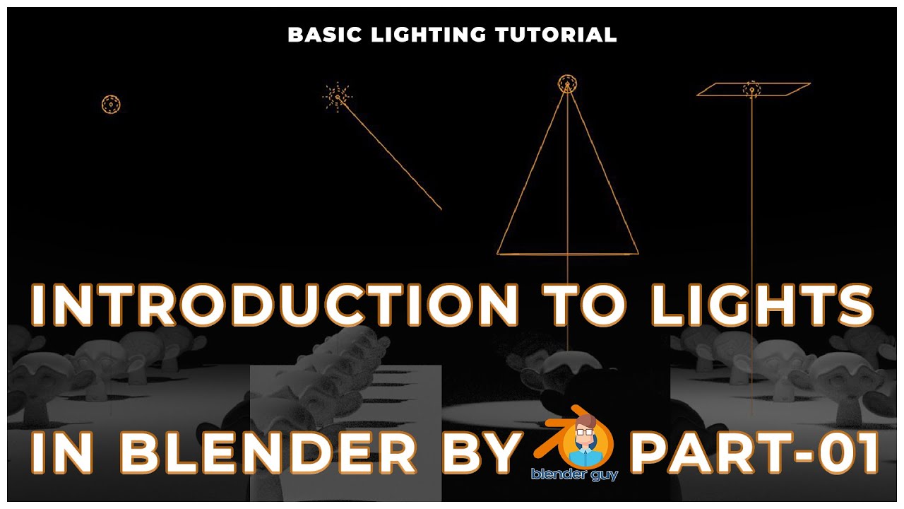 Lighting for Beginners | Blender 3D | Blender Lighting Tutorial | Intro to Lights & Shadows | EP-01