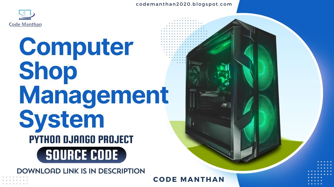 Computer Shop Management System | Python Django Project