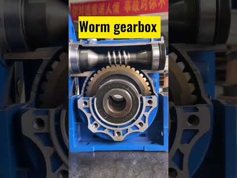 Worm gearbox structure details display #wormgear #gearbox