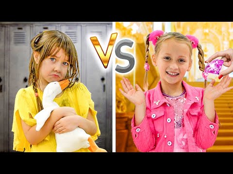Poor vs Rich Girl - Kids story about diversity