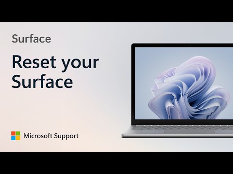 How to restore or reset your Surface | Microsoft