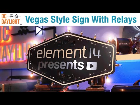 Using Relays to Make a Vegas Style Sign - DC to Daylight