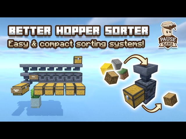 Better Hopper Sorter - Sort your items more easily! Minecraft Data Pack