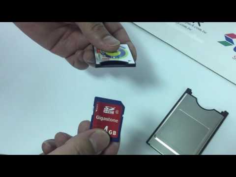How to use SD card to CF card into PCMCIA adapter (www.memorypack.com.tw)