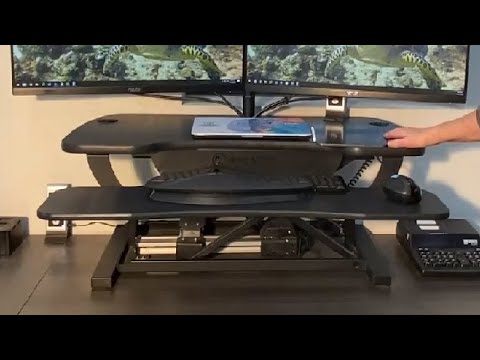 VERSADESK 36 Inch Standing Desk Converter, PowerPro Electric Height Adjustable Desk Riser Review