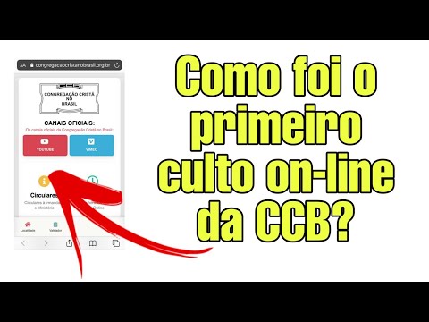 Como foi a experiência do culto CCB ON-LINE OFICIAL?