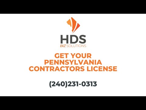 Get your Pennsylvania contractors license