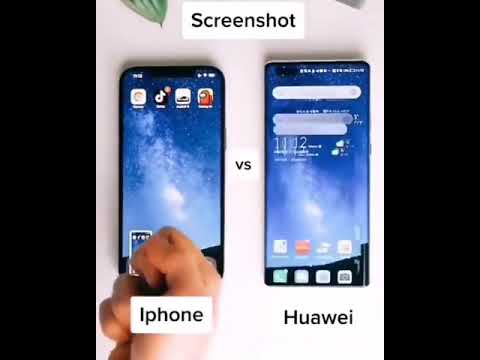 iPhone vs Huawei ???? Screenshot ????????????| Tech With PKS #Shorts