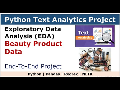 PYTHON Exploratory Data Analysis on Text Data | EDA [End to End Project-Beauty Products]
