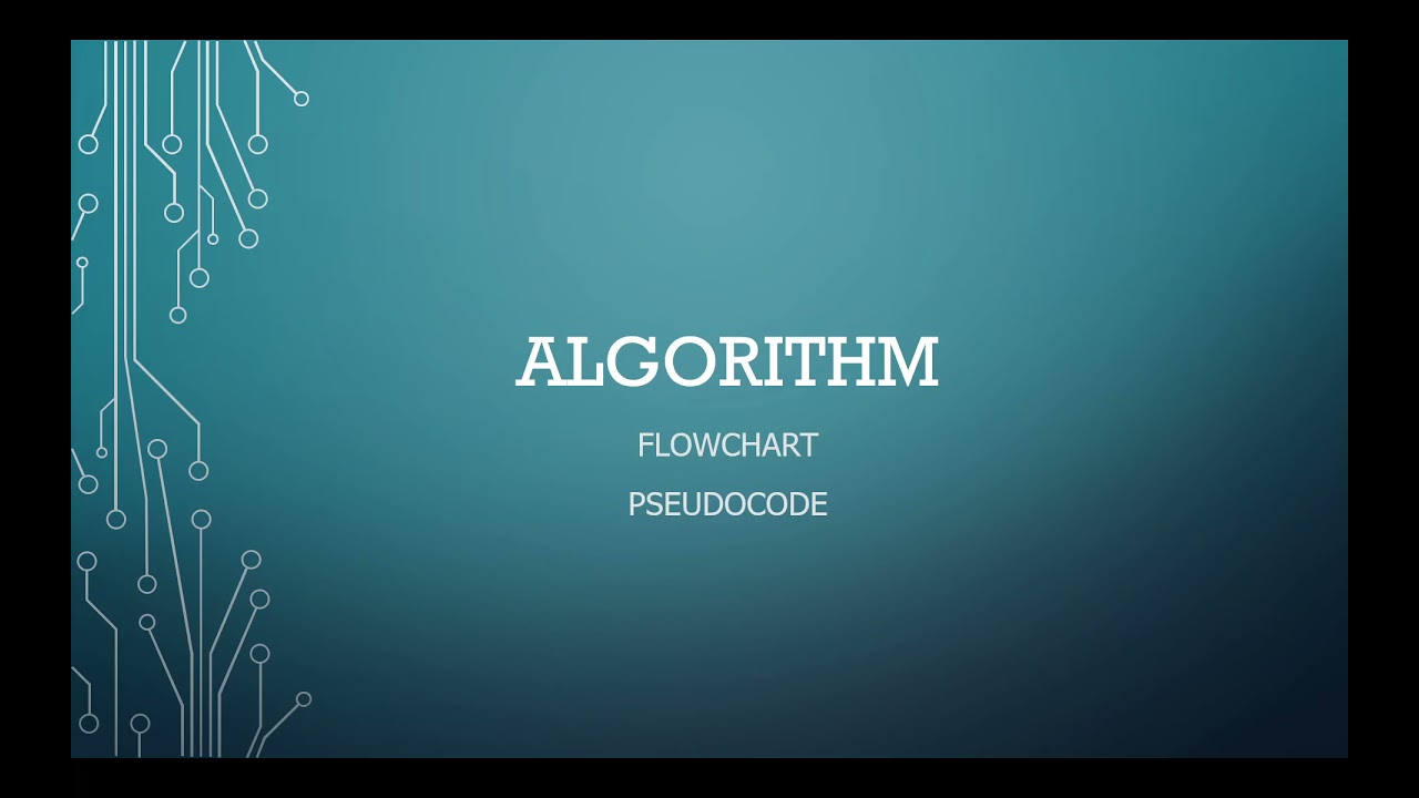 Lesson 2 - Algorithm and Flowchart
