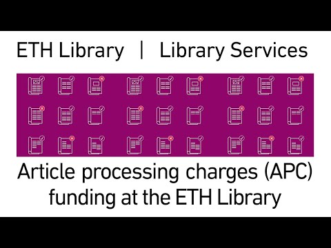 Article processing charges (APC) funding at the ETH Library