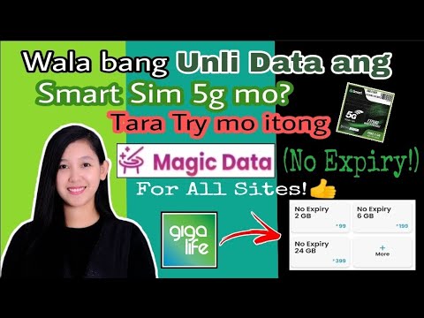 SMART ALL DATA MAGIC DATA 24GB ( NO EXPIRY! ) FOR ALL SITES 2022 | How to Subscribe using Gigalife?