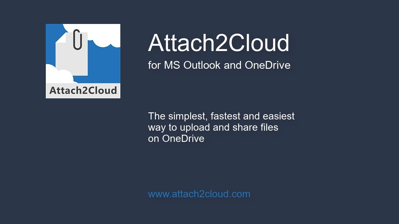 Attach2Cloud for Outlook and OneDrive